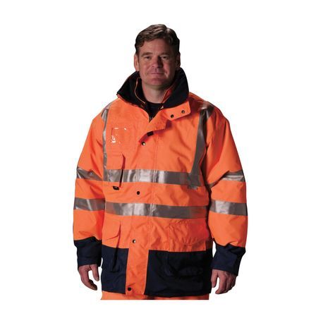 PIP® 343-1756-OR/M 7-in-1 All Condition Winter Coat With Inner Jacket ...