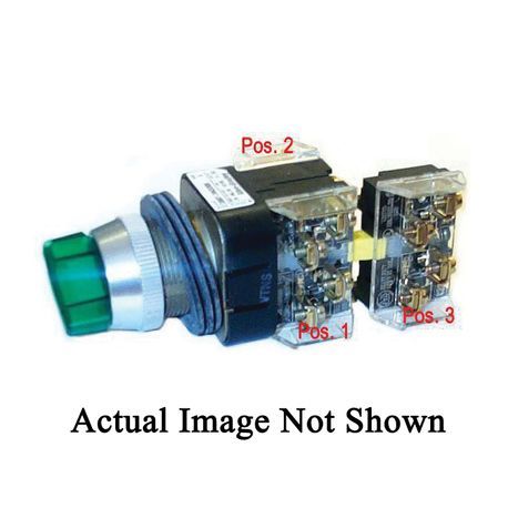 Allen-Bradley 800T-16JX2KB7 Illuminated Selector Switch Operator, 30 mm ...