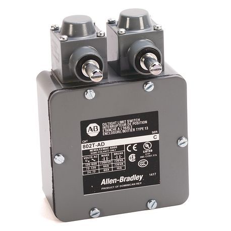 Allen-Bradley 802T-AD Limit Switch, Non Plug-In Oiltight Construction ...
