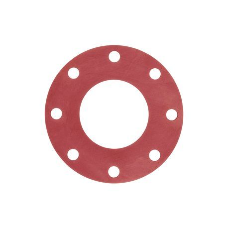 2 150# 1/8 RED RUBBER 75 DUROMETER +/- 5 FULL FACE GASKET | STS Industrial