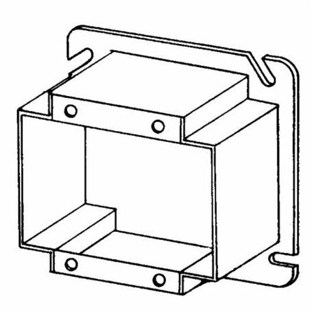 Appleton® ETP™ 857-150 1-Device Raised Square Box Cover, 4-11/16 in L x ...
