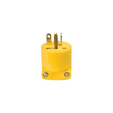 Cooper Wiring Arrow Hart 4509AN-BOX Angled Straight Blade Plug, 250 VAC ...