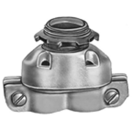 Bridgeport® 630-DC2 Duplex Non-Insulated Throat Conduit Connector, 3/8 ...
