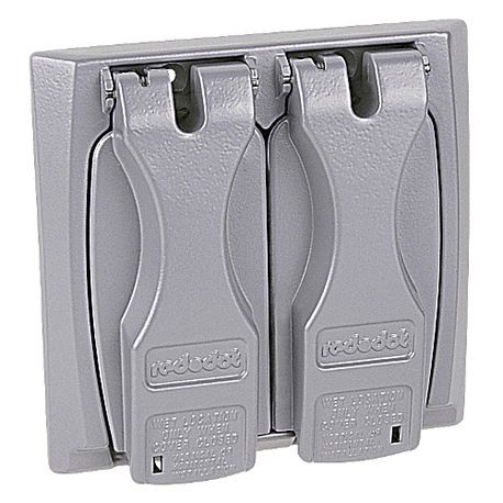 Red Dot® 2CCU Universal Weatherproof Receptacle Cover With (4) Adapters ...