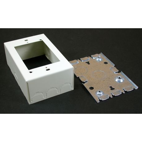Wiremold® V5745 Combination Device Box, 4-5/8 in L x 2-7/8 in W x 1-3/4 ...