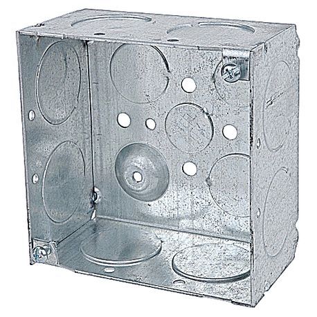 Steel City® 52171-1 Welded Style Outlet Box, Steel, 30.3 cu-in Capacity ...