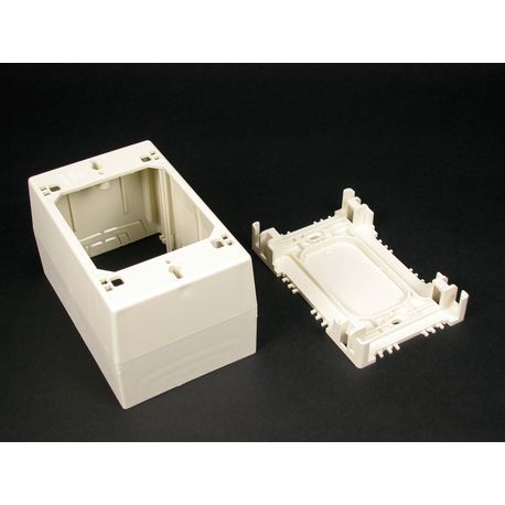 Wiremold® 2344 1-Gang Extra Deep Non-Metallic Straight Device Box, 4-3/ ...