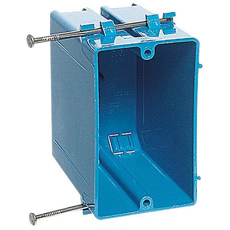 Carlon® B122A-UPC New Work Outlet Box, PVC, 22 cu-in Capacity, 1 Gangs ...