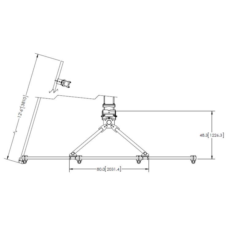 G23 High Capacity Sector Frame, 10.5 ft face, includes three 126 in ...