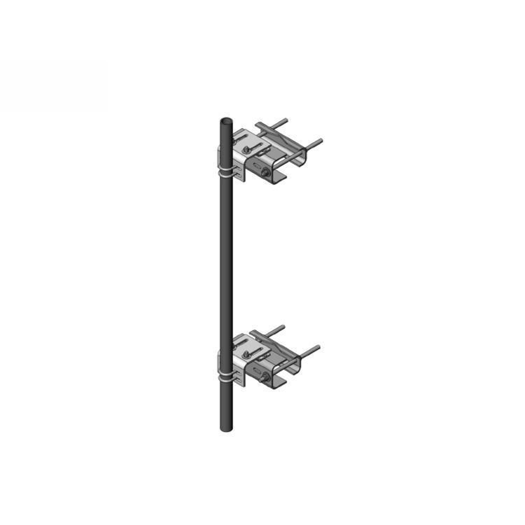 Universal Sliding Pipe Mount Kit for 2-3/8 in OD x 72 in pipe | Primus ...