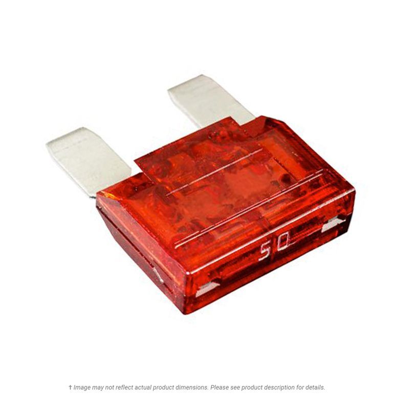 Red Maxi Fuse 50 Amp - 2 per Box | K.L. Jack