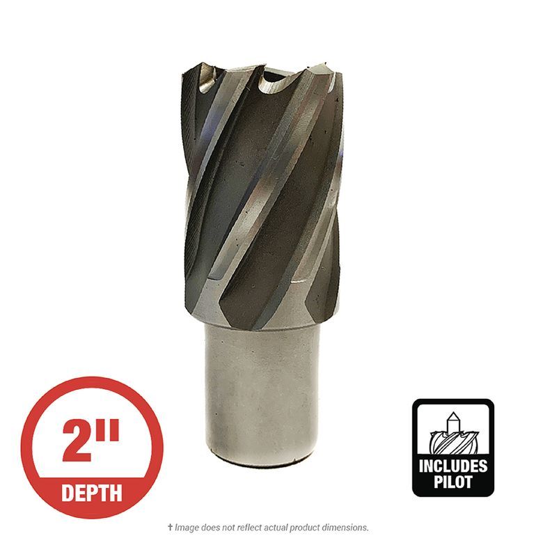 Slugger 1" x 2" Depth Annular Cutter with Pin | K.L. Jack