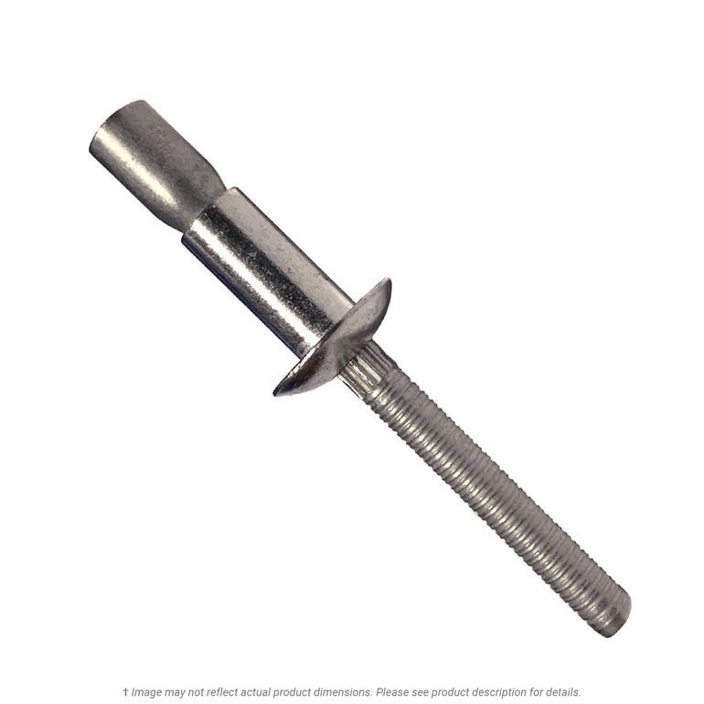 Klik-Lock 3/16" Diameter x 0.062"-0.270" Grip Aluminum Structural Blind ...