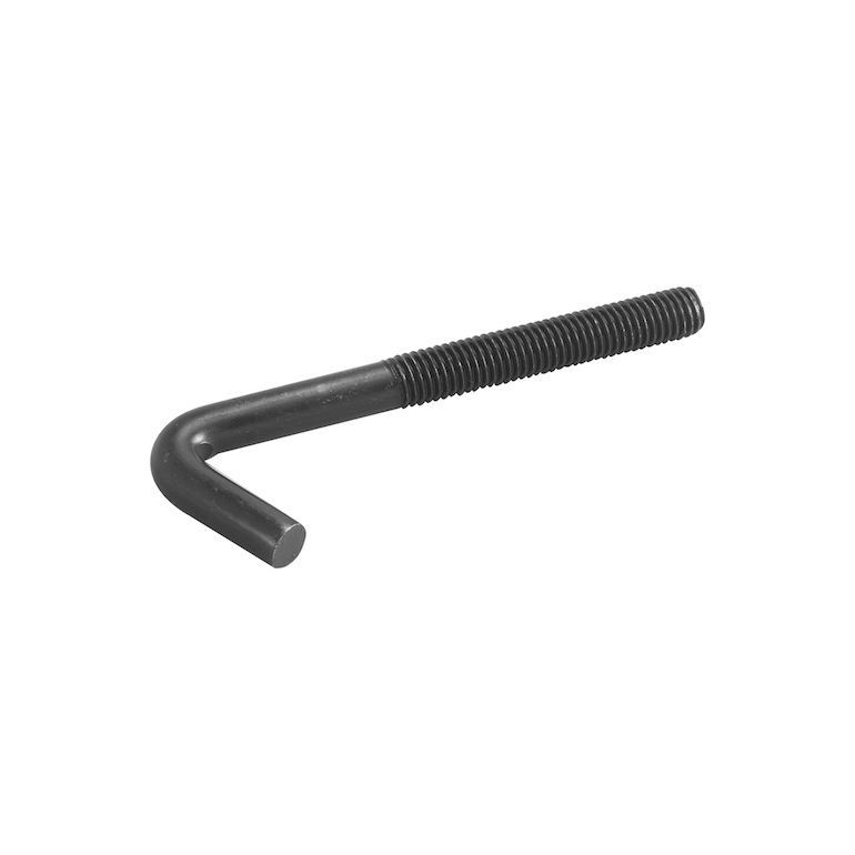 1/2"-13 x 5" Overall Length Heat Treated J-Bolt 63° Bend - 50 Per Box ...