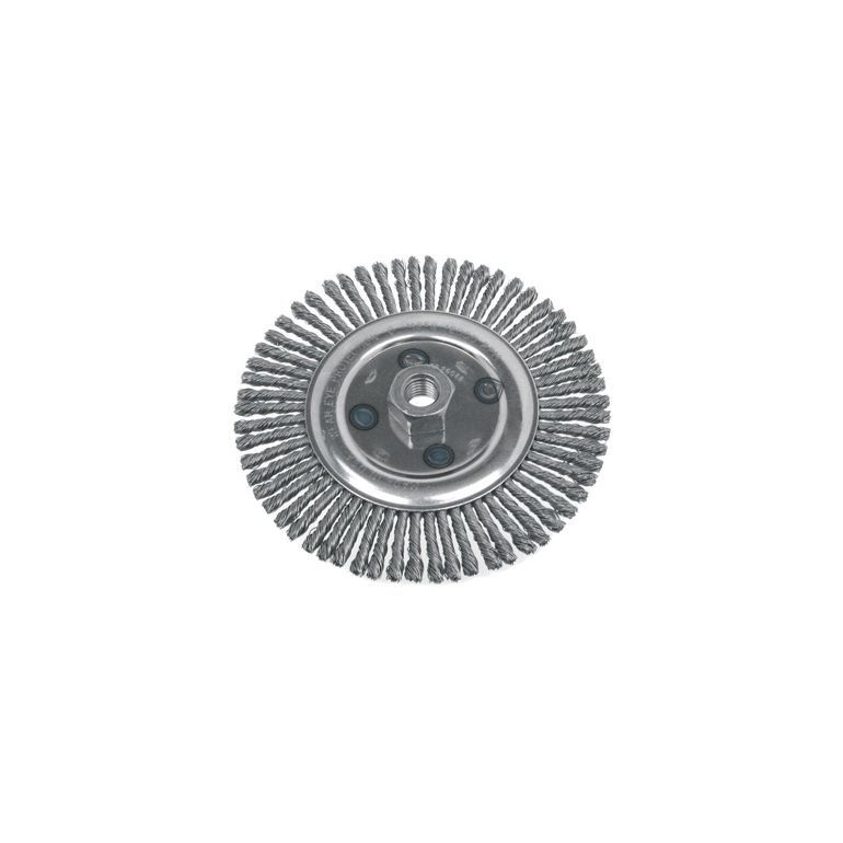 Knot Wire Wheel 4" x 5/8-11 .020mm S/S | K.L. Jack