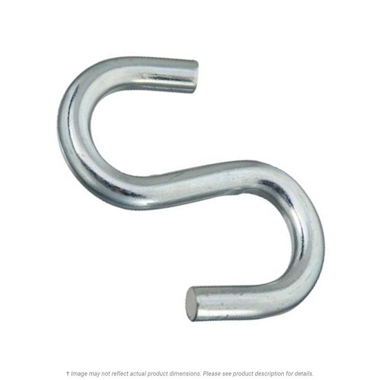 Heavy Style S-Hook 1/4" x 2-1/4" Overall Length - 50 Per Box | K.L. Jack