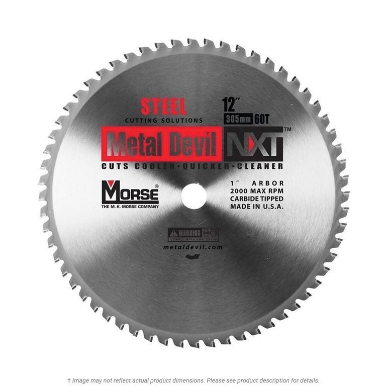 MK Morse 12" NXT Steel Circular Saw Blade 60 Tooth | K.L. Jack
