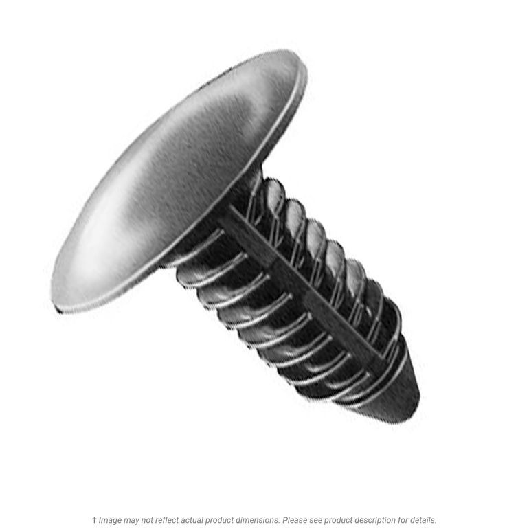 Black Nylon Fender & Bumper Retainer - 25 per Box | K.L. Jack