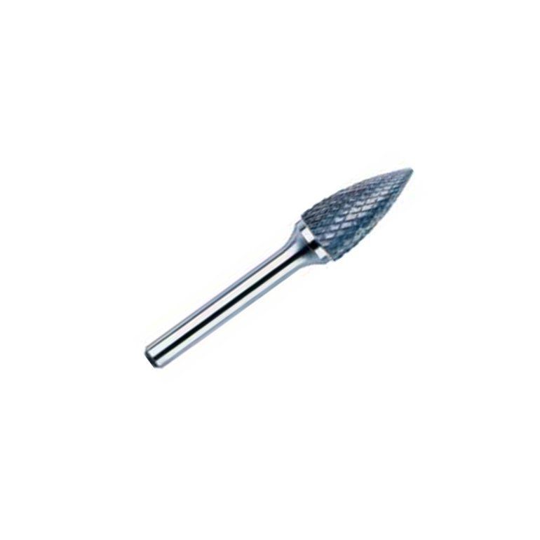 3/8" x 3/4" SG3 Carbide Burr - Pointed Tree | K.L. Jack