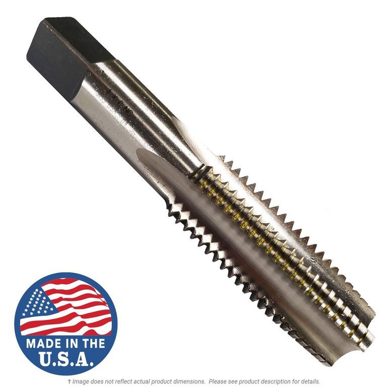 #6-40 UNF Taper Tap, 3 Flute, H2, Bright Finish | K.L. Jack