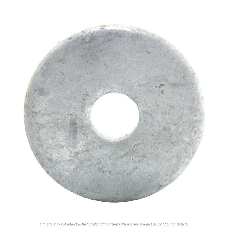 5/8" x 3" Outer Diameter Hot-Dip Galvanized Dock Washer (1/4" Thick ...