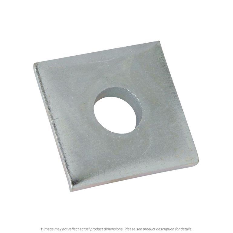 3/8" Square Strut Washer, Stainless Steel | K.L. Jack