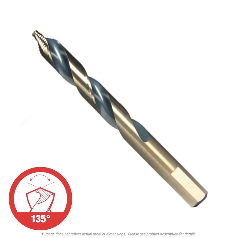 31/64" Vortex Pt. Mechanic Length Drill Bit - 3 per Pack | K.L. Jack