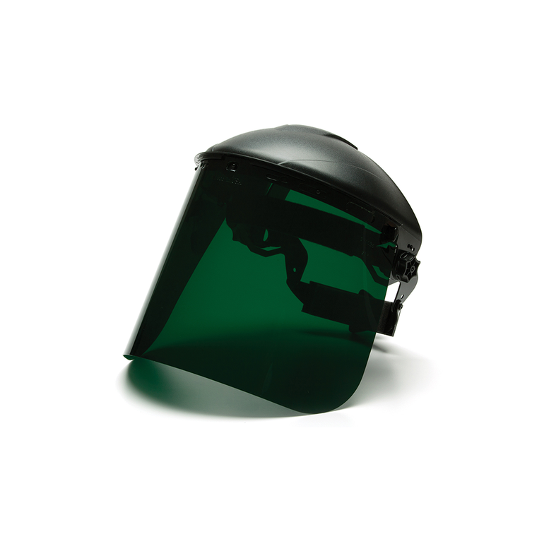 Dark Green Polyethylene Face Shield | K.L. Jack