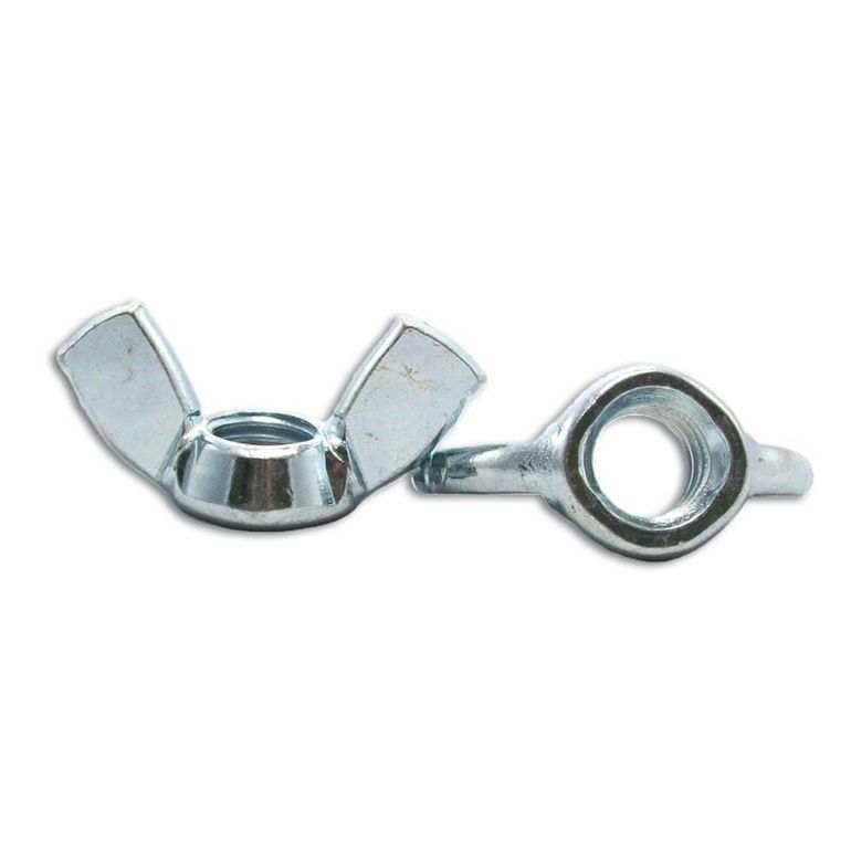 3/8"-16 Zinc Plated Forged Steel Wing Nut | K.L. Jack