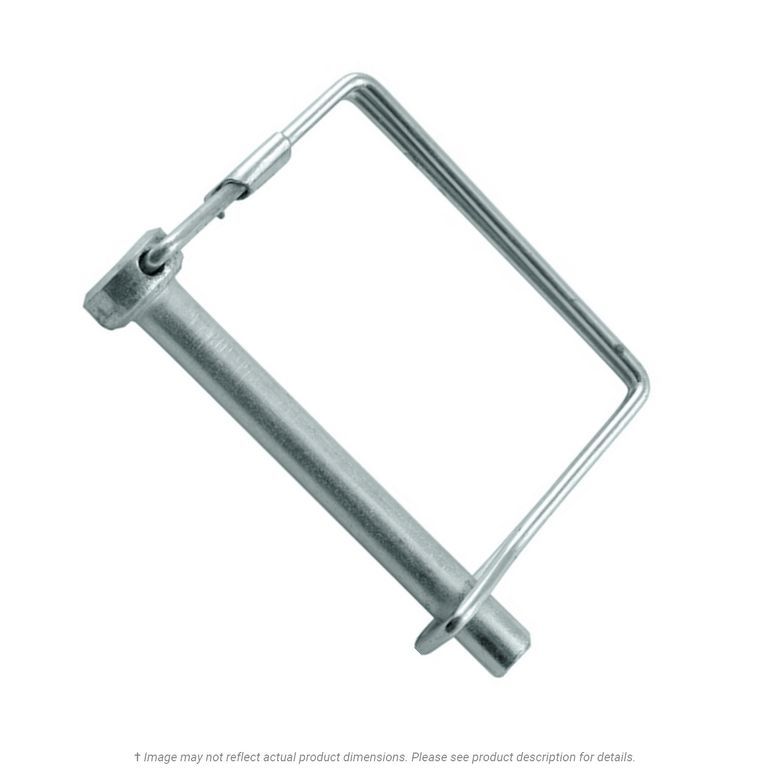 Lock Pin 1/4" x 2-1/2" Square Style | K.L. Jack