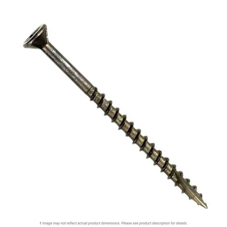 #8 x 1-1/2" Recex Drive Flat Head Wood Screw - 500 Per Jar | K.L. Jack